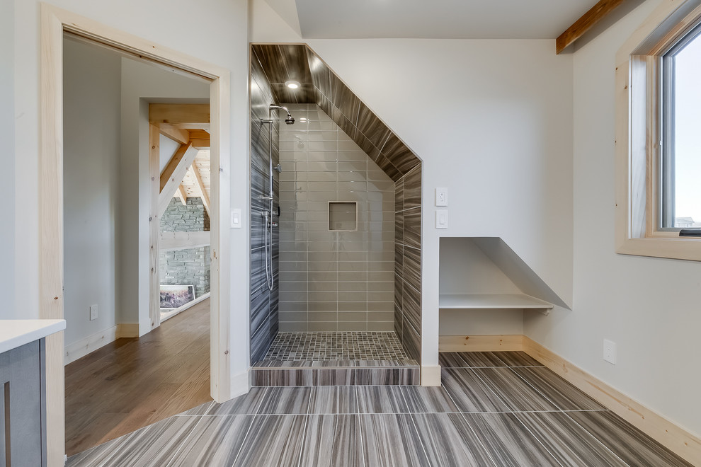 Timber Frame Home - Traditional - Bathroom - Other - by D&S Homes | Houzz