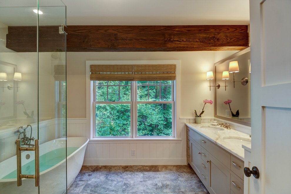 Timberframe Renovation - Traditional - Bathroom - Burlington - by ...