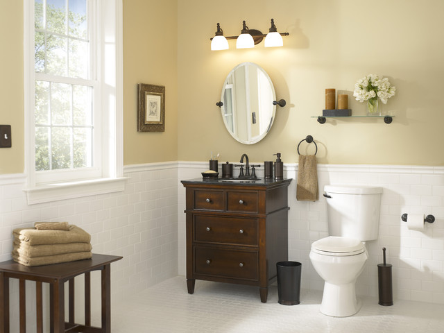 Timeless Bath with Modern Touches - Traditional - Bathroom - Charlotte ...
