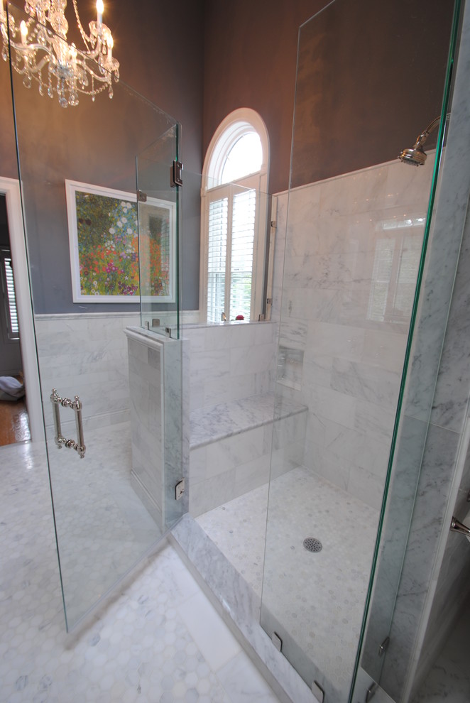 Timeless Master Bathroom Renovation - Transitional - Bathroom ...