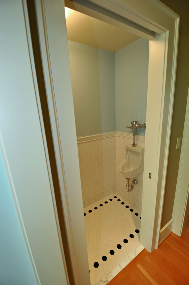 Toilet room with urinal - Traditional - Bathroom - Seattle - by Ventana ...