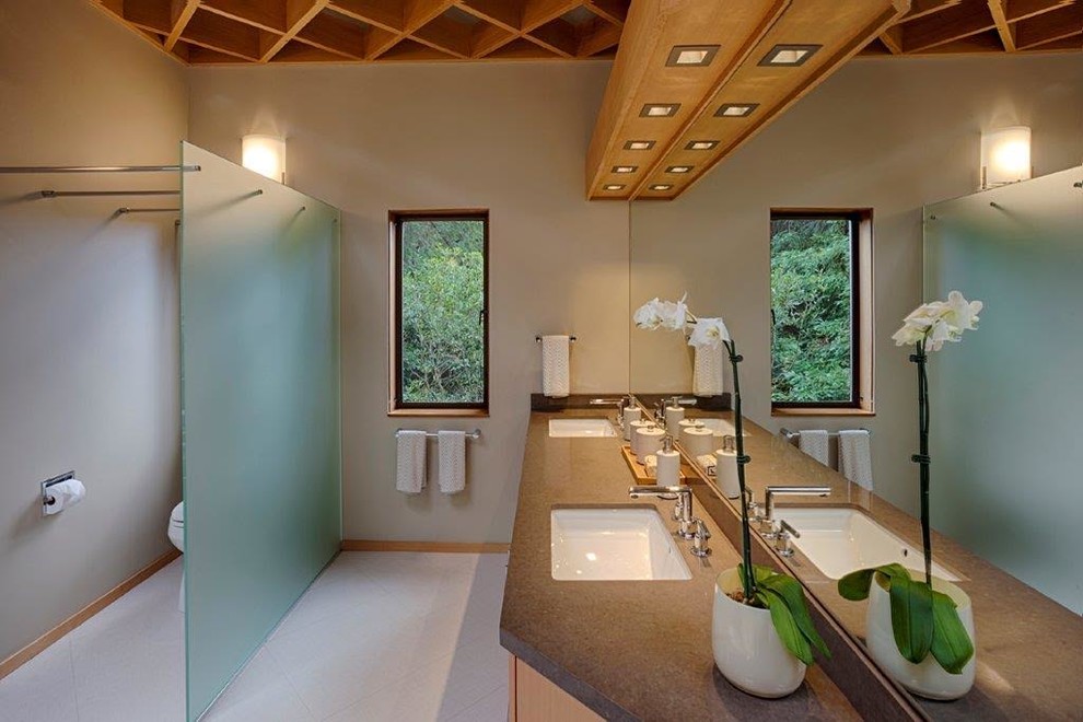 Top of the Hill Remodel and Stage - Transitional - Bathroom - Orange ...
