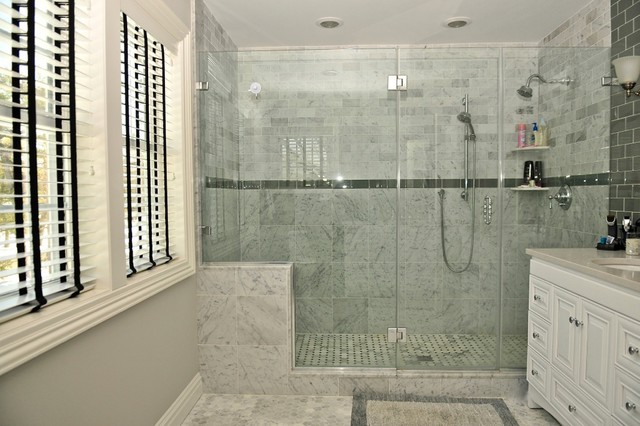 Total Renovation with Multiple Extensions - Transitional - Bathroom ...