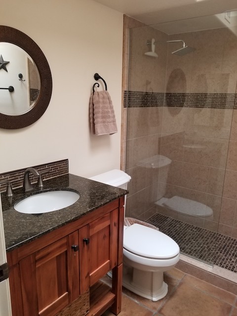 Traditional Bathroom Remodel with Spa Shower - Classique - Salle de ...