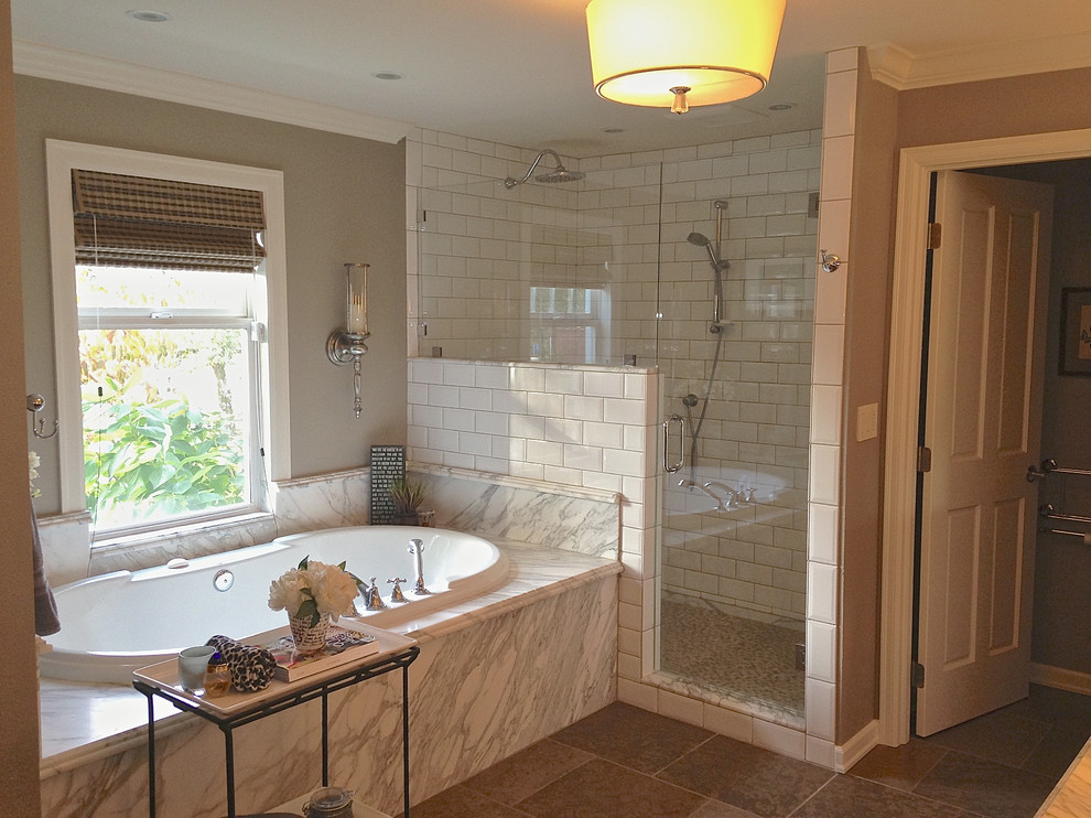 Transitional & Timeless | Sammamish Master Bath - Transitional ...