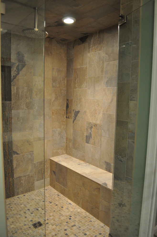 Transitional Bathroom Design with Rain Shower - Fusion - Bathroom - DC ...