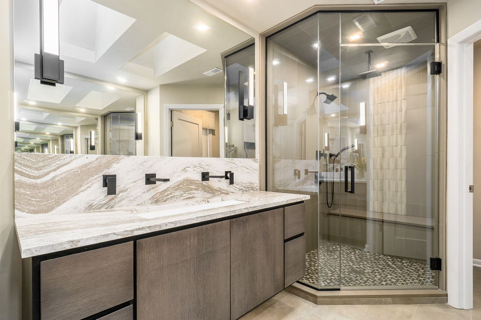 Transitional Master Bathroom - Contemporary - Bathroom - Columbus - by ...