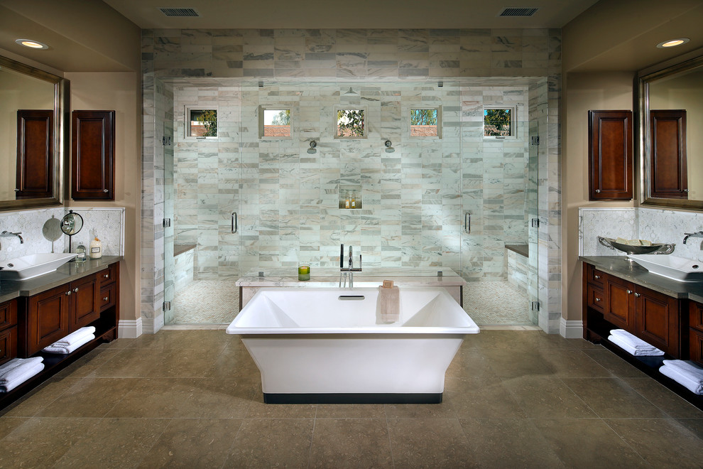 Transitional Master Bathroom - Transitional - Bathroom - San Diego - by ...