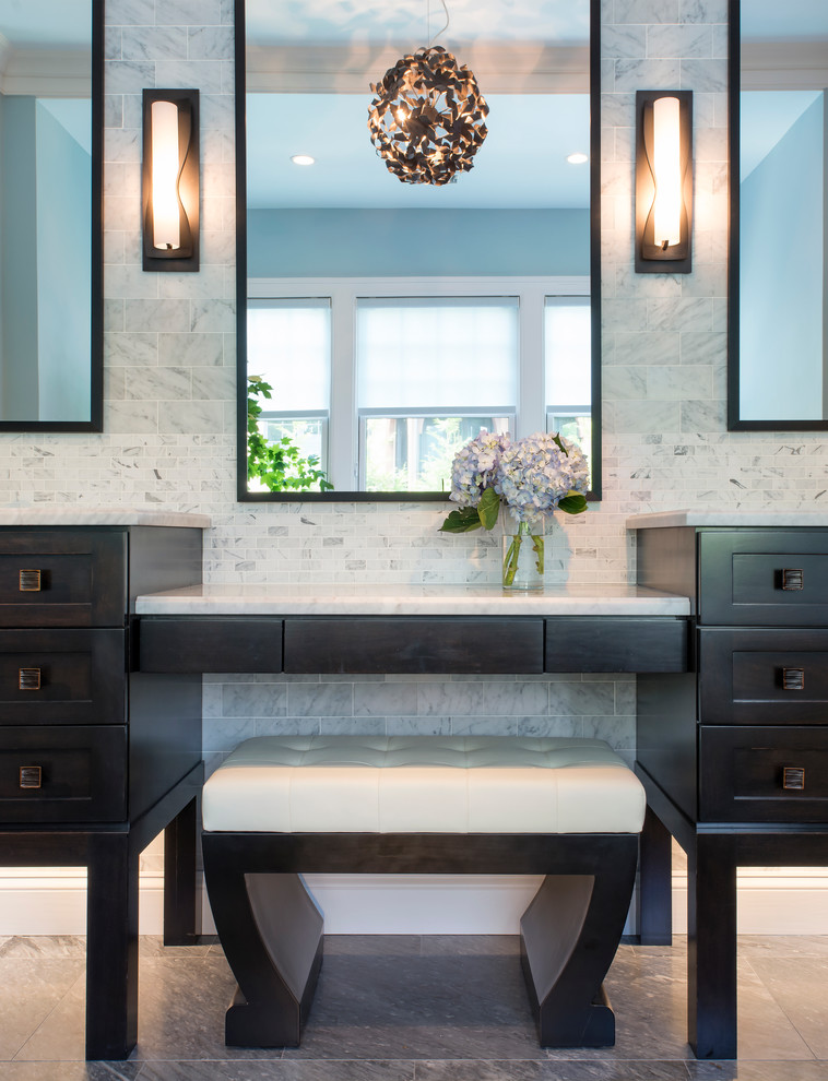 Transitional patterns - Transitional - Bathroom - DC Metro - by Sroka ...