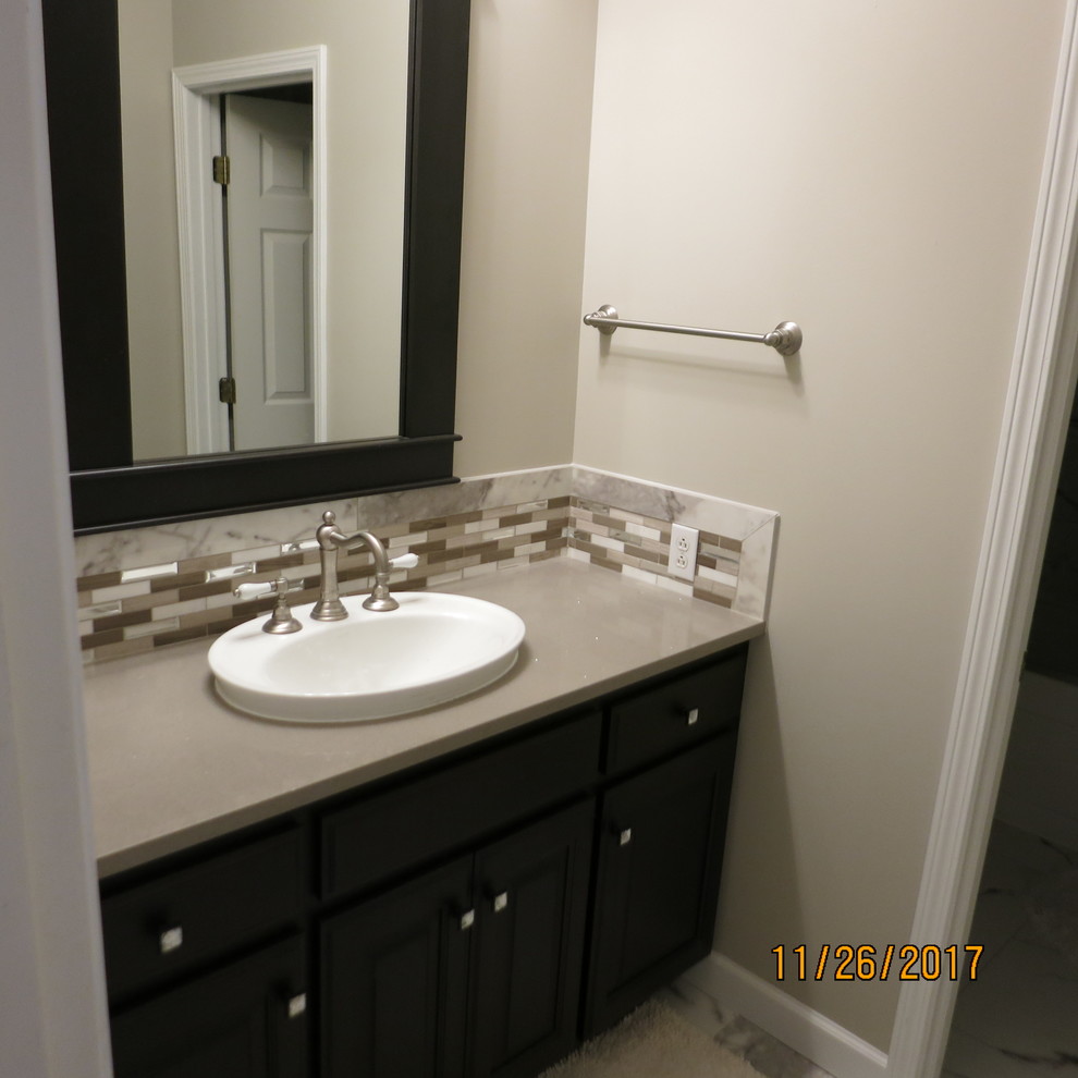 Transitional Style Bathroom Renovation - Transitional - Bathroom ...