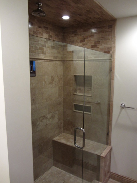 Travertine bathroom remodel - Traditional - Bathroom - Minneapolis - by ...