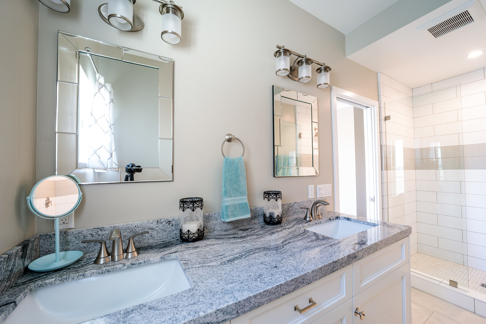 Tri-Level Imperial Beach Home Remodel - Beach Style - Bathroom - San ...