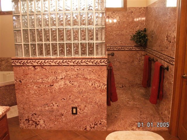 TruStone shower - Transitional - Bathroom - Denver - by Tile Meister ...
