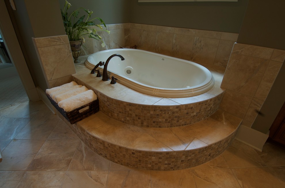 Tub Build up Tile - Modern - Bathroom - Charlotte - by McMillan ...