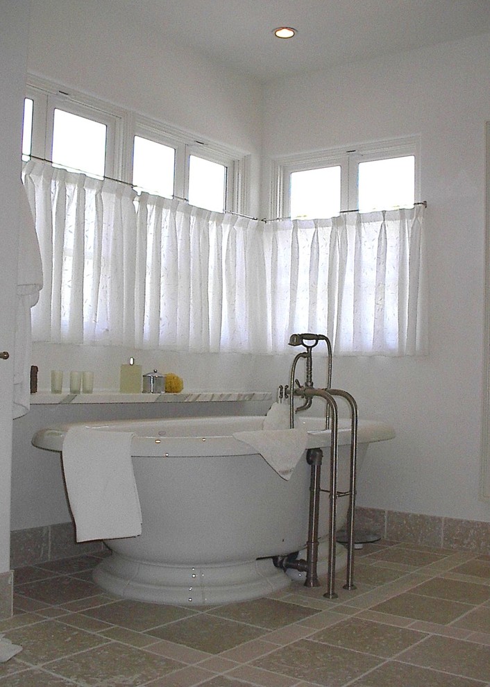 Tub Traditional Freestanding- Brentwood - Traditional - Bathroom - Los ...