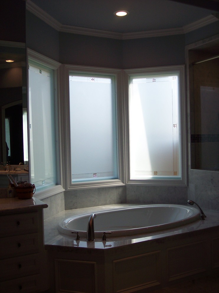Tub Windows - Bathroom - Houston - by S. Bumbera Glass Etching | Houzz
