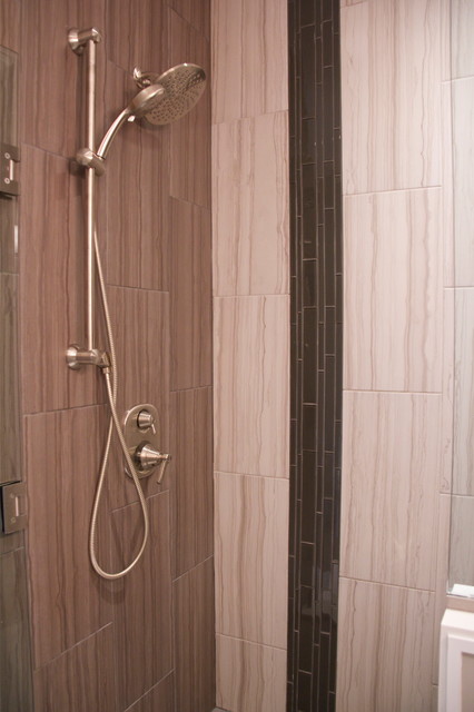 Two-Tone Tile - Transitional - Bathroom - Toronto - by K.McKechnie ...