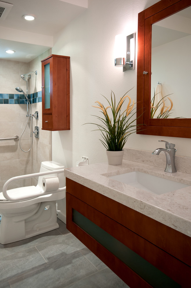 Universal Design Linear Shower in La Jolla - CairnsCraft Design ...