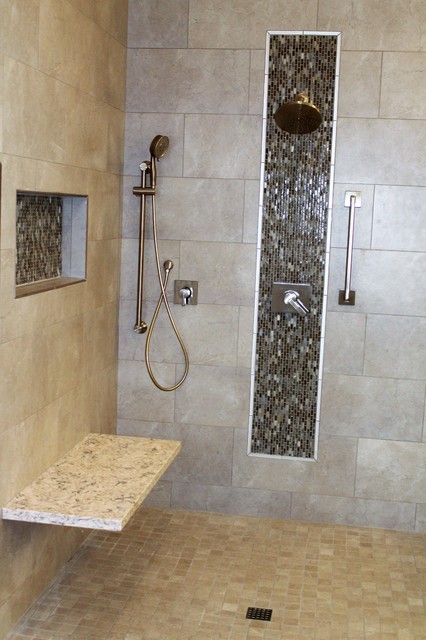 Universal Design Master Bathroom Remodel - Transitional - Bathroom ...