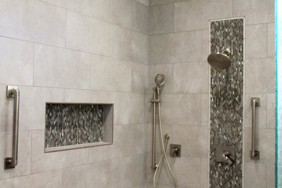 Universal Design Master Bathroom Remodel - Transitional - Bathroom ...