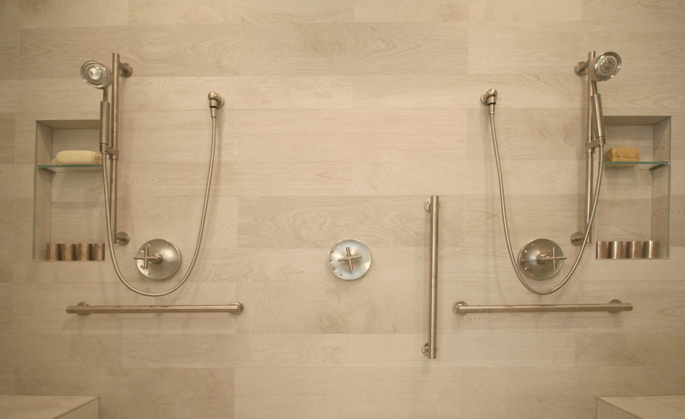 Universal design shower room. - Modern - Bathroom - New York - by D2 ...