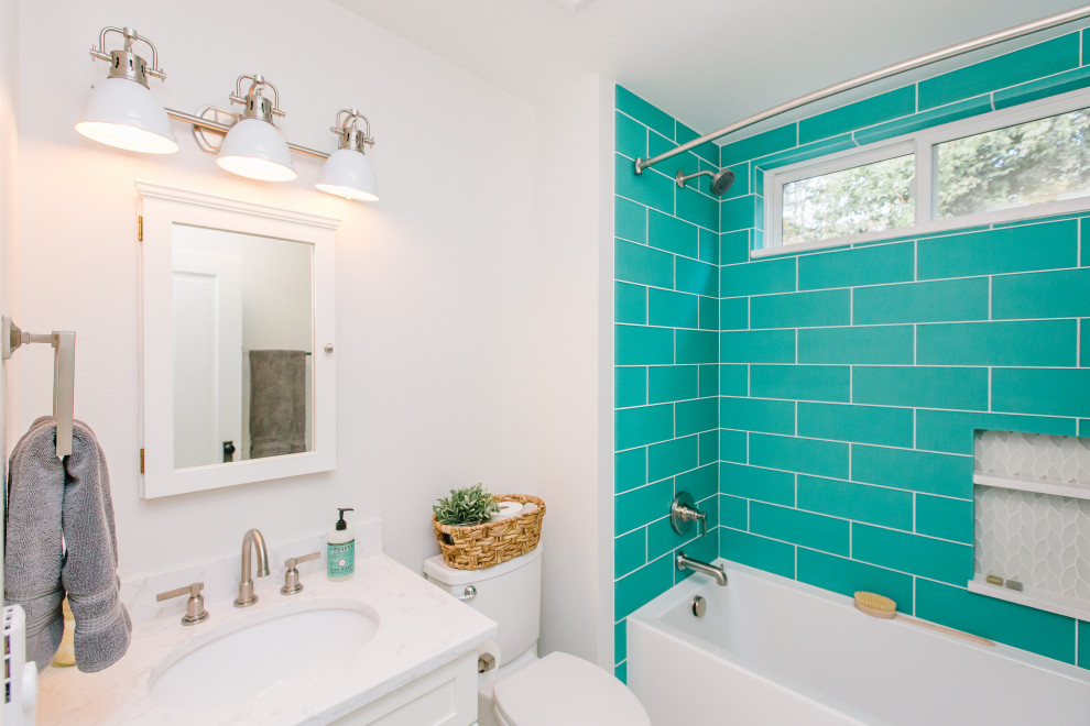 Updated Classic Home - Modern - Bathroom - Seattle - by Neff Designs ...