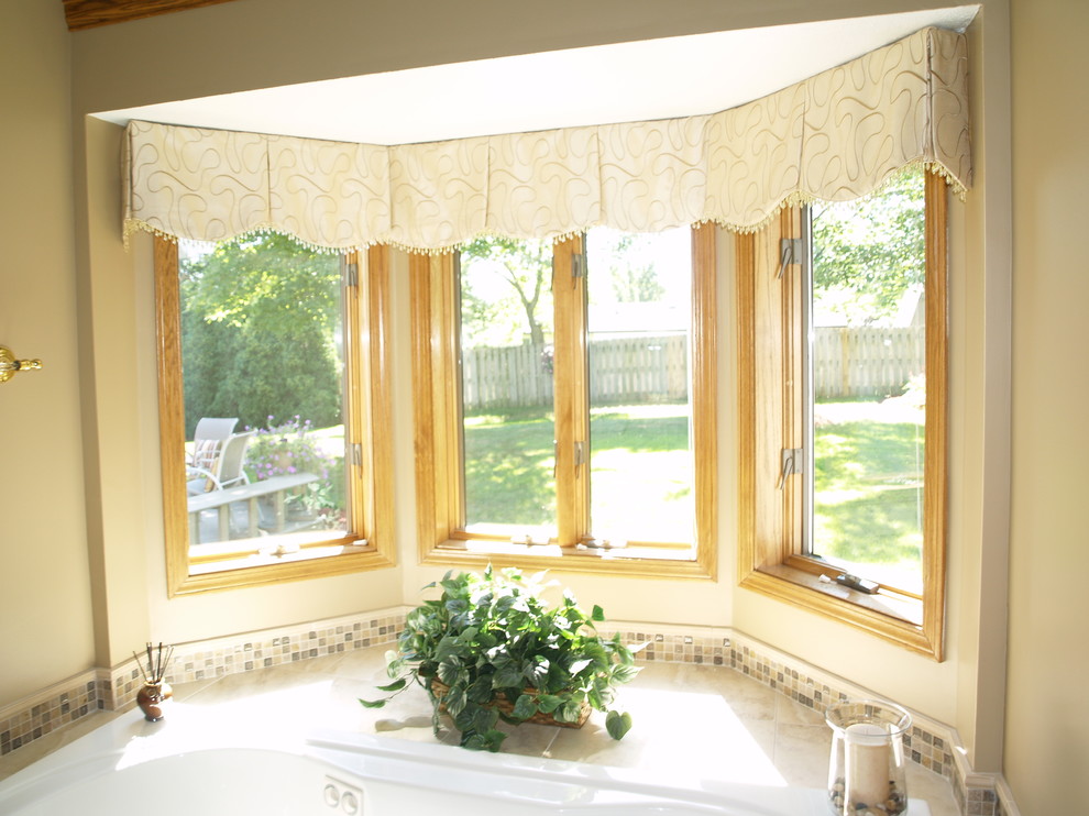 Valances - Transitional - Bathroom - Cleveland - by Well Dressed ...