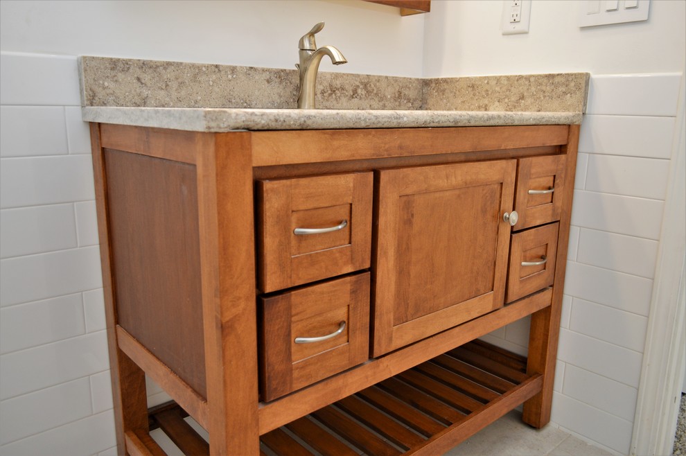 Valparaiso, IN. WoodPro Maple Vanity - Shabby-chic Style - Bathroom ...