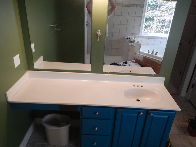 Vanity Resurfacing Birkadle 1 - Contemporary - Bathroom - Richmond - by Ecocountertopsusa | Houzz IE
