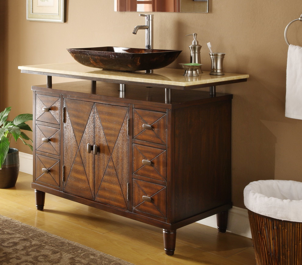 vessel sink - Modern - Badezimmer - Miami - von Chans Furniture ...