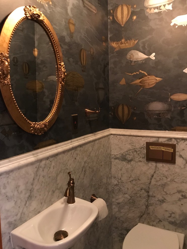 Victorian/Edwardian Powder Room remodel - Victorian - Bathroom ...