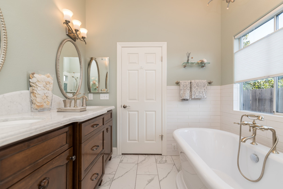 Village House Bathroom Remodel - Beach Style - Bathroom - San Luis ...