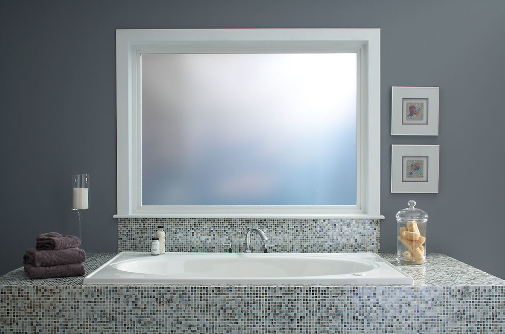Vinyl obscured picture window over a tub - Bathroom - Nashville - by ...