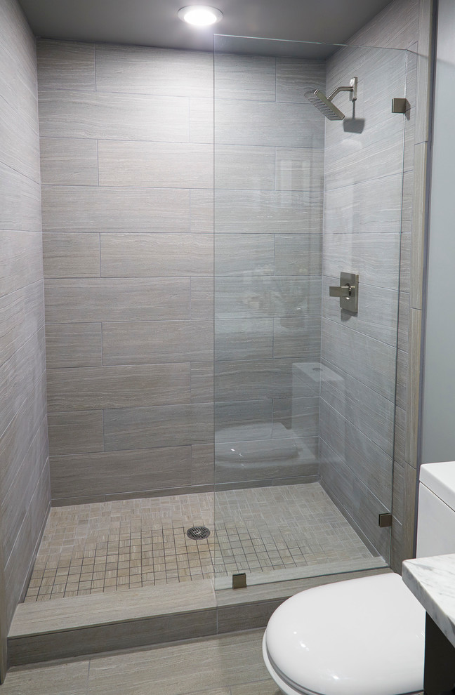 Volcano 9"x36" tile wall, 2" mosaic volcano pan - Contemporary ...