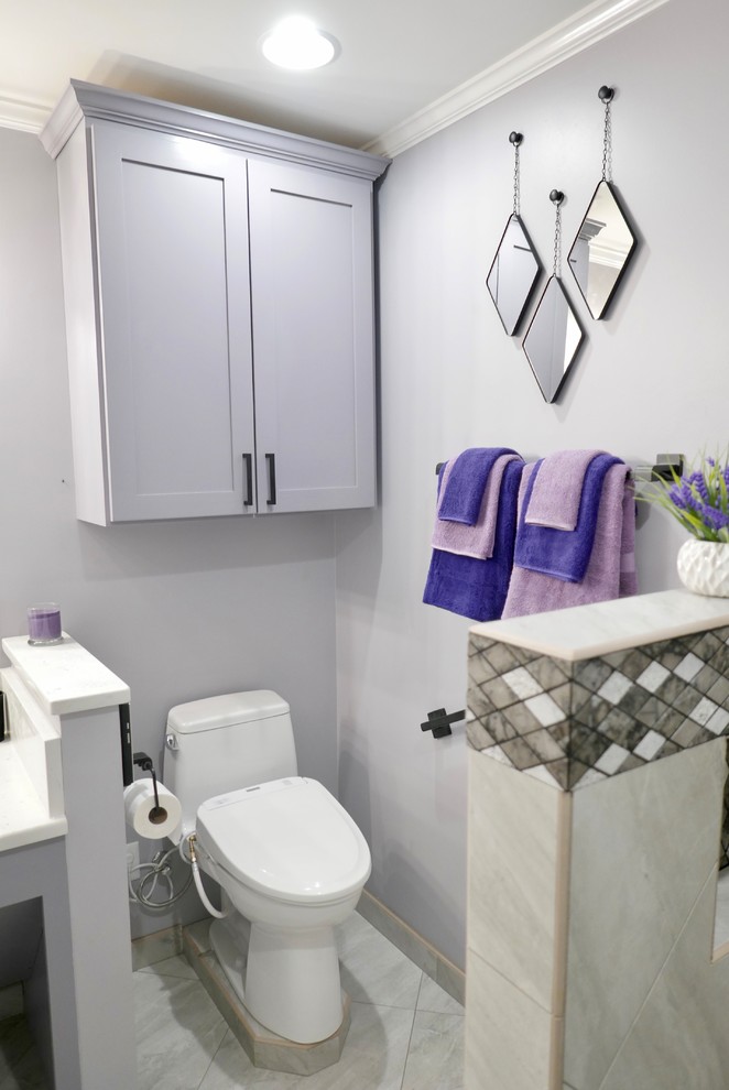 W. White Master Bathroom - Tropical - Bathroom - Other - by Before and ...