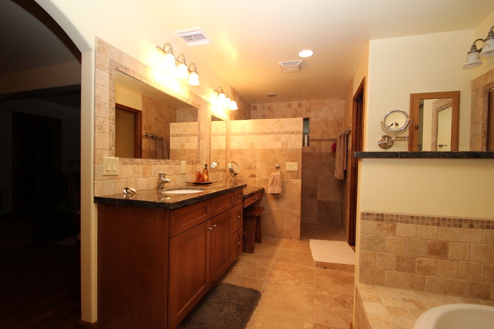 Walk in Shower - Traditional - Bathroom - Phoenix - by AIP Custom ...