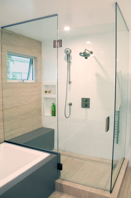 Walk in Shower | Los Angeles CA - Moderne - Salle de Bain - Los Angeles ...