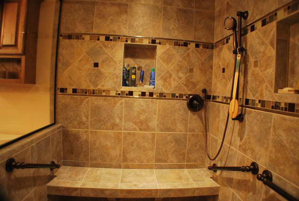 Walk In Shower - Traditional - Bathroom - Other - by Michael F Simon ...
