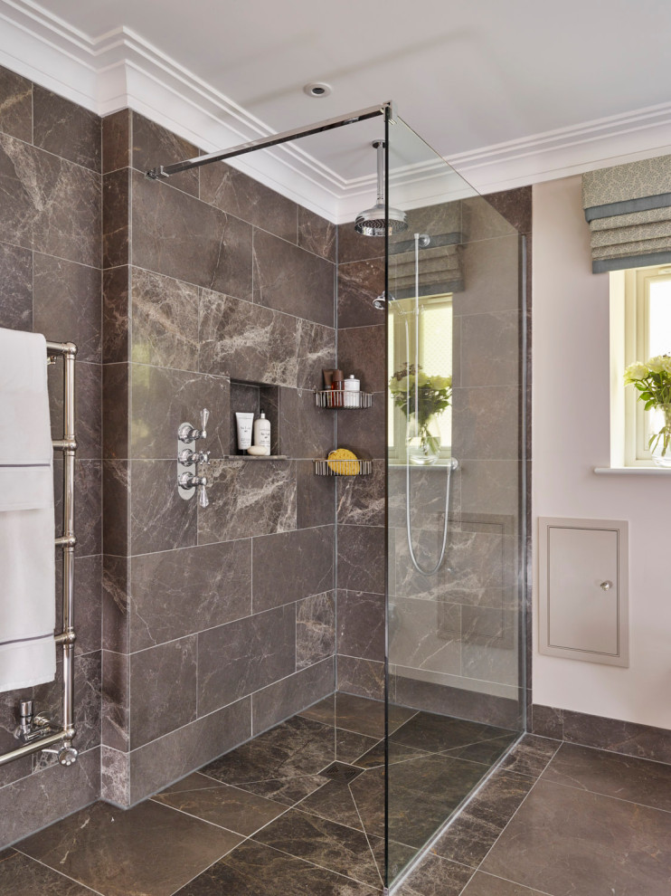 Walk-in Shower with Key Details - Contemporary - Bathroom - Other - by ...