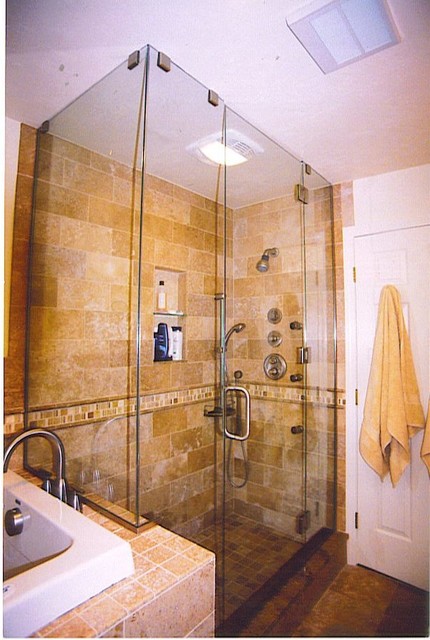Walk-In Showers: The new standard - Transitional - Bathroom - Boston ...