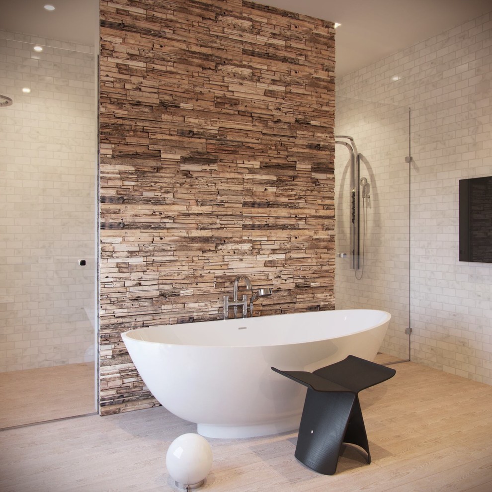 Wall Cladding - Contemporary - Bathroom - Toronto - by Teak & Co. | Houzz