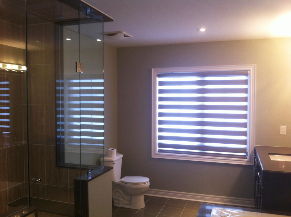 Washroom Windows - Contemporary - Bathroom - Toronto - by Trendy Blinds ...