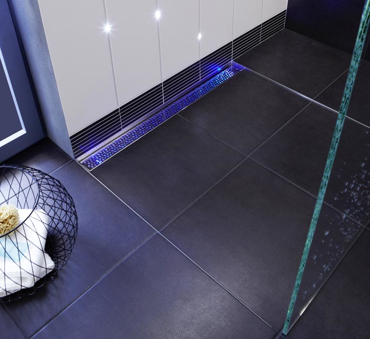 Water activated LED light drain - Bathroom - Toronto - by ACO Systems ...