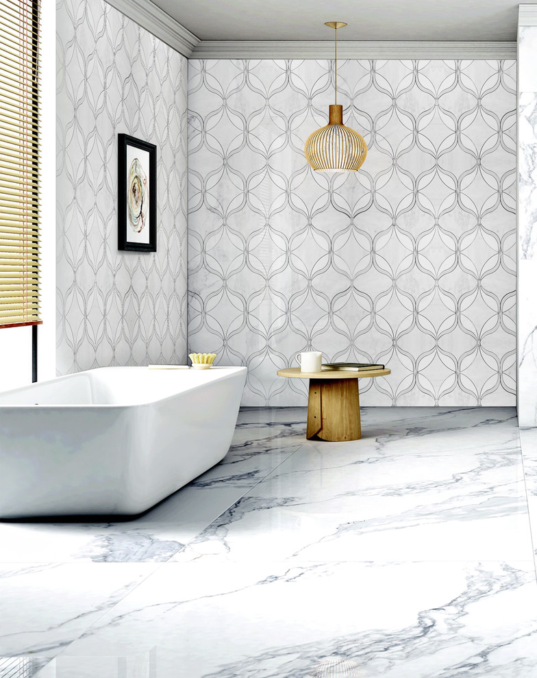 Water-jet Design- Marquise - Badezimmer - New York - von Elalux tile ...
