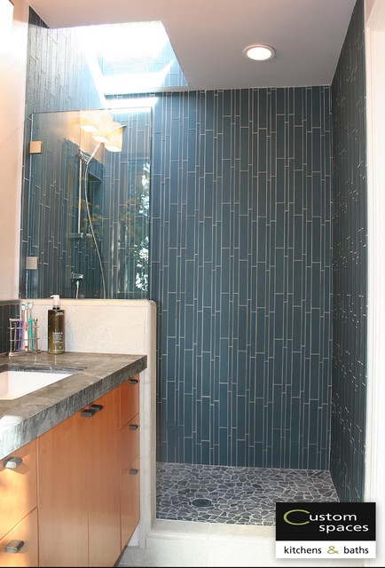 Waterfall shower wall - Moderne - Salle de Bain - San Francisco - par ...