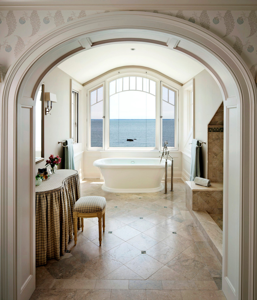 Waterfront House - Beach Style - Bathroom - New York - by Cardello ...