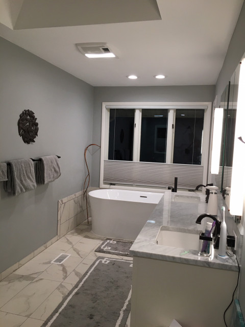 Waterfront master bath renovation - Modern - Bathroom - Other | Houzz