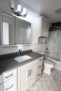 Waypoint LivingSpaces 410F Painted Stone Cabinets - Bathroom ...