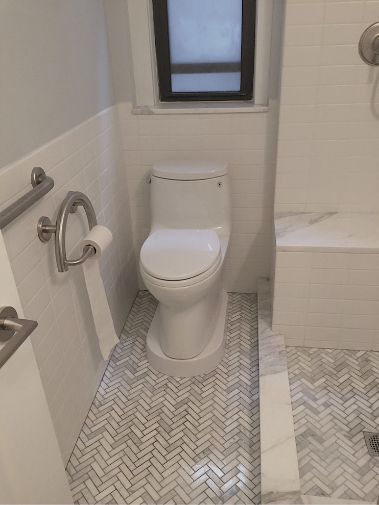 WC project Grey - White - Traditional - Bathroom - Other - by Kristine ...