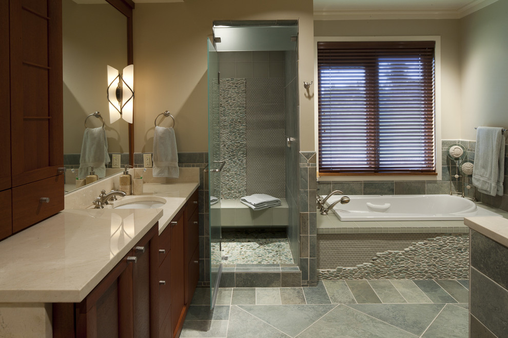 Western Run-master bath - Eclectic - Bathroom - Baltimore - by HBF plus ...
